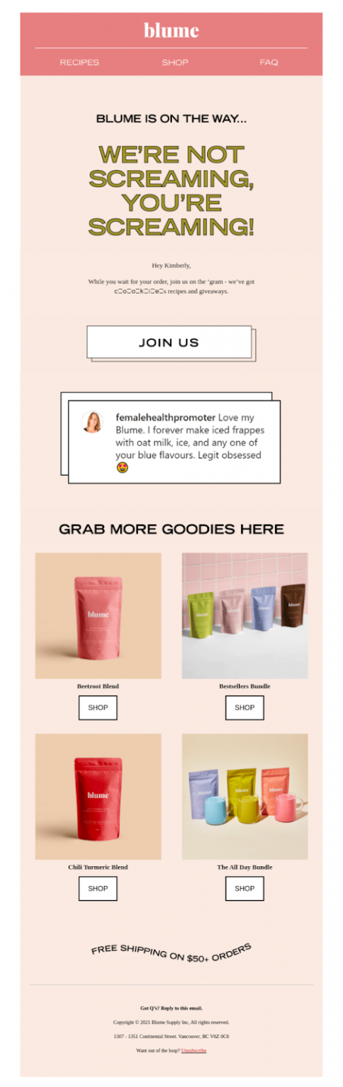 6 Health & Wellness Email Examples [That You Must Send] | Quantum ...