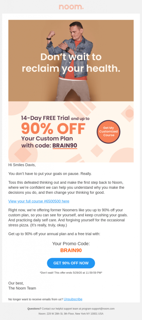 6 Health & Wellness Email Examples [That You Must Send] | Quantum ...